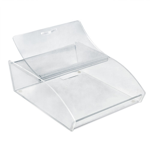 CLOSEOUT: Medium Acrylic Display Bin W/ Hinged Door - Azar Displays