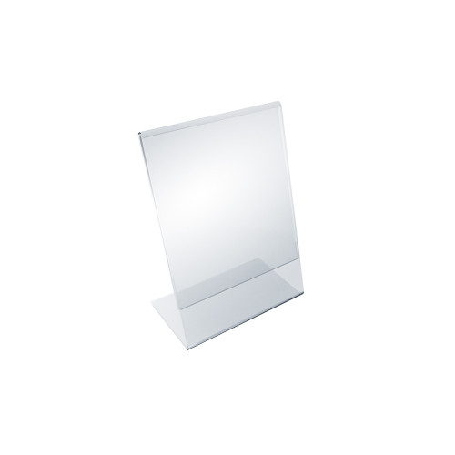 Angled L-Shaped Sign Holder Frame with Slant Back Design 4"x 6''High ...