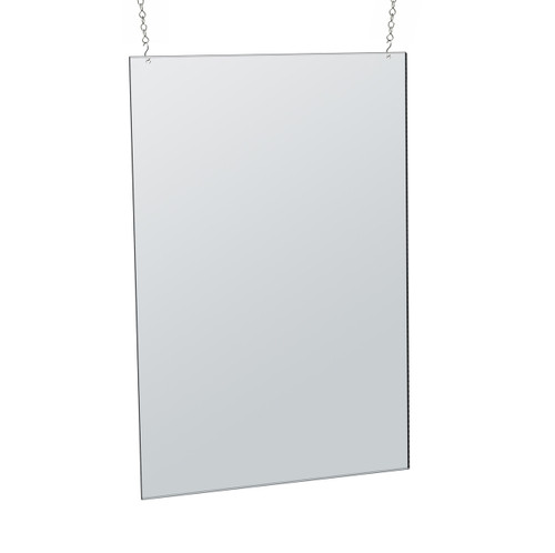 Clear Acrylic Hanging Ceiling Poster Frame 24" Wide X 36" High Vertical ...