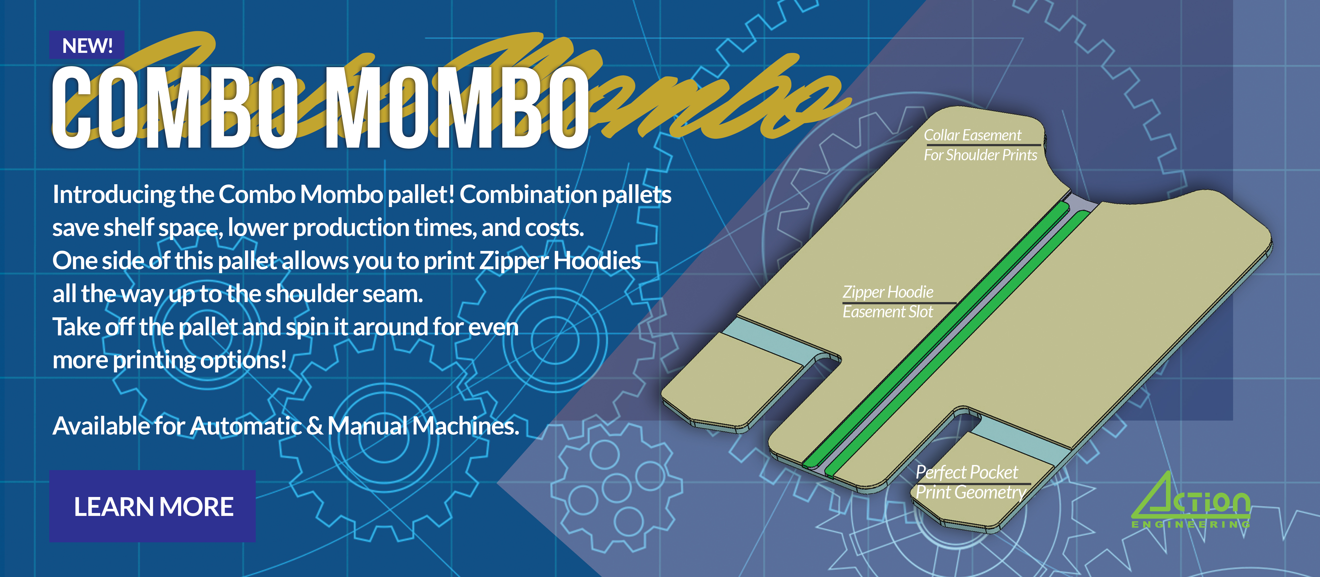 Action Engineering | Production Accessories for Garment Decorators