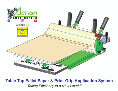 Action Engineering | Table Top Pallet Paper and Print Grip Changing Station
