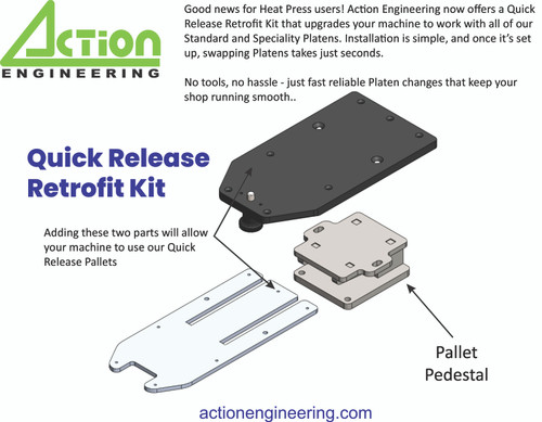 Action Engineering | Heat Press Quick Release Retrofit Kit