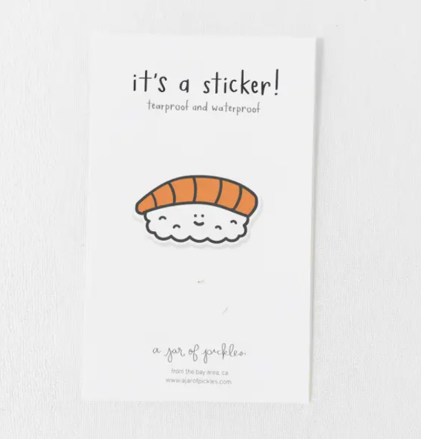Sushi Sticker - Stanford Health Care Gift Shop