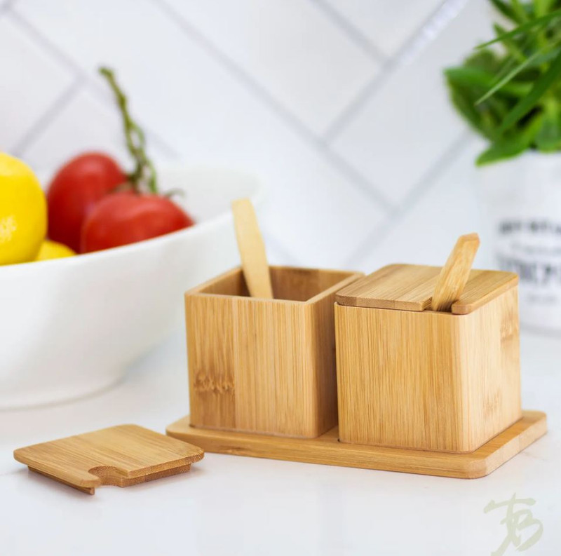 Double Dipper Salt Boxes - Stanford Health Care Gift Shop