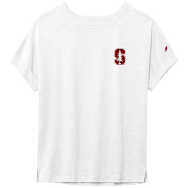 Jersey Slub Tee-SU Tree - Stanford Health Care Gift Shop