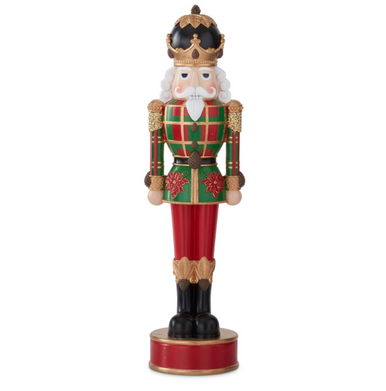 Plaid Coat Nutcracker Tabletop - Stanford Health Care Gift Shop