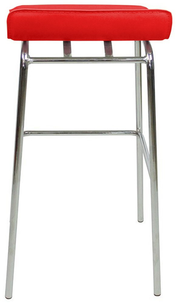 Baceno Fixed Height Bar Stools in Red
