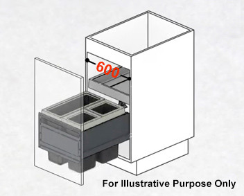Franke Sorter 300-60 Duo Built-In Bin - Sinks