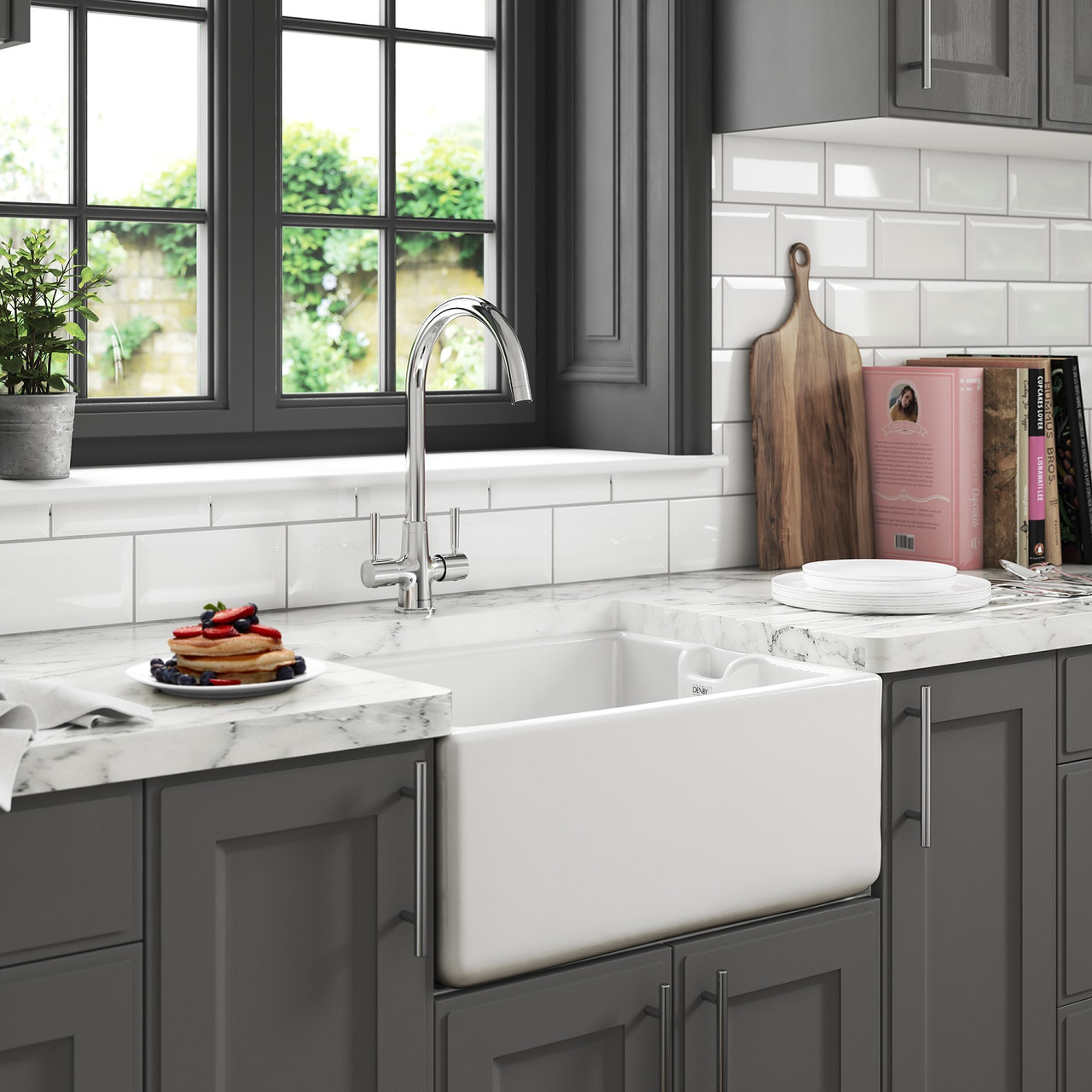 Thomas Denby Belfast 600 Ceramic Kitchen Sink | Sinks.co.uk