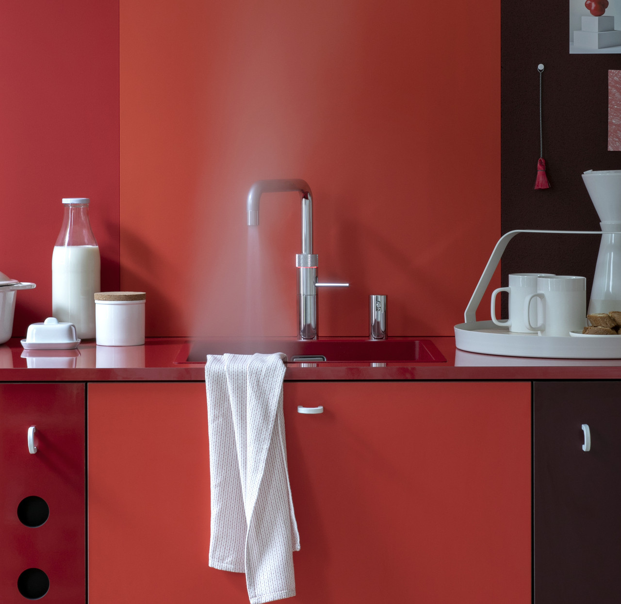 Quooker Tap Fusion Square Chrome | Instant Boiling Water Tap