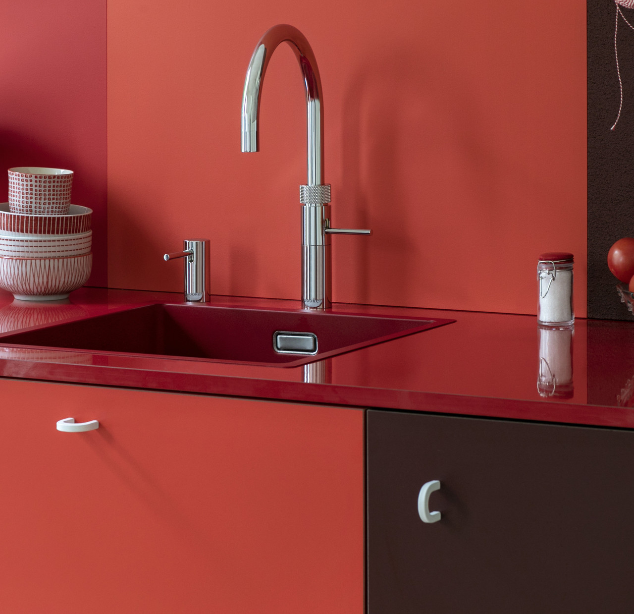 Quooker Tap Fusion Round Chrome | Instant Boiling Water Tap