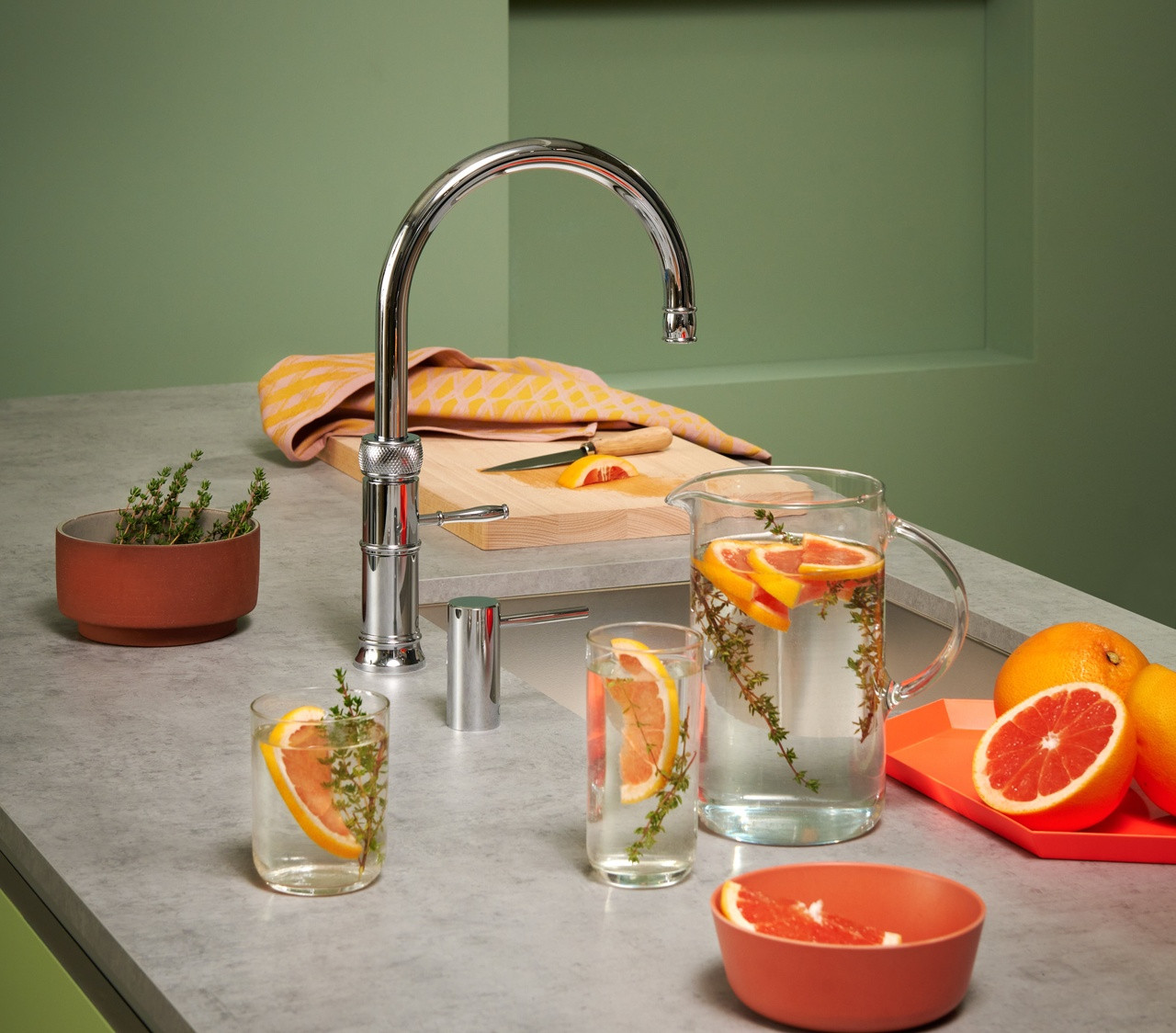 Quooker Tap Classic Fusion Round Chrome | Instant Boiling Tap