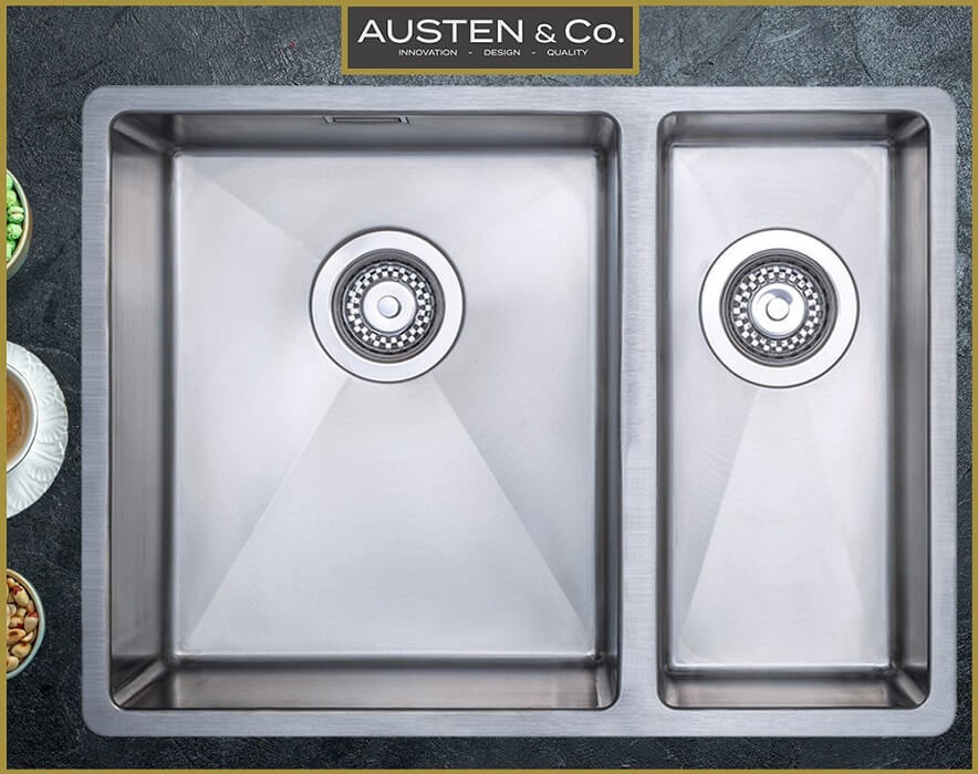 Austen & Co. Orla with Riobel Trattoria Square Spout Kitchen Tap and ...