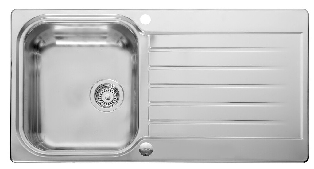 Rangemaster Seattle Single Bowl Inset Stainless Steel Kitchen Sink ...