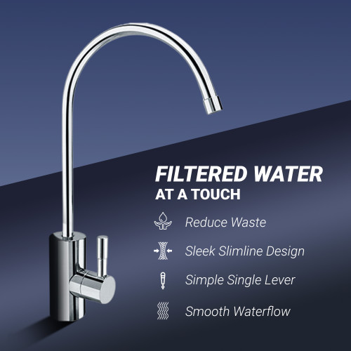 Franke Chrome Filter Housing Mini Filterflow Tap | Sinks.co.uk