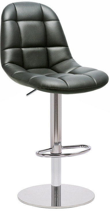 Deluxe Luna Bar Stool Black | 360 Swivel, Height Adjustable
