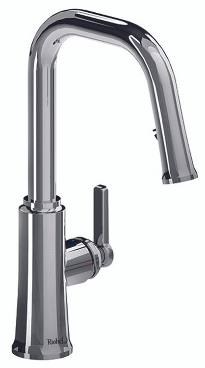 Riobel Square Spout Chrome Kitchen Tap for Home