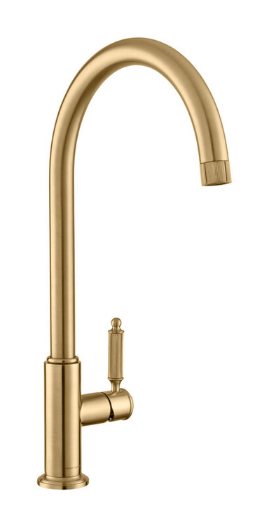 Rangemaster Hemlock Single Lever Tap Polished Gold | Sinks
