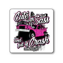 Cute with Sass Sticker - Derbytees.com