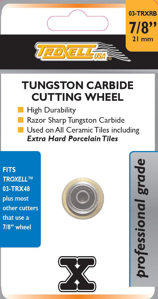 7/8" Carbide Tile Cutting Wheel Replacement for 03-TRX48 - TroxellUSA