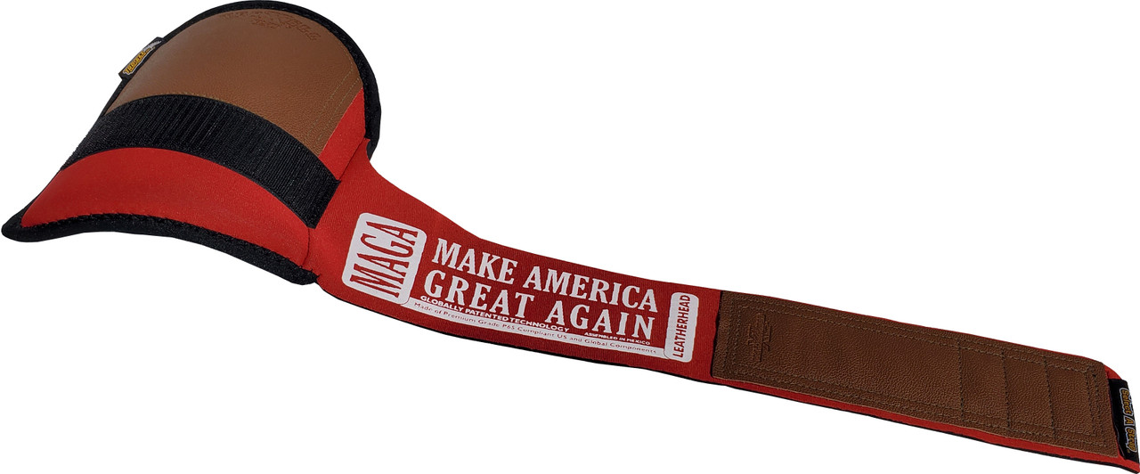 MAGA Leatherhead Red Super-Soft Knee Pads - TroxellUSA | Buy Factory Direct