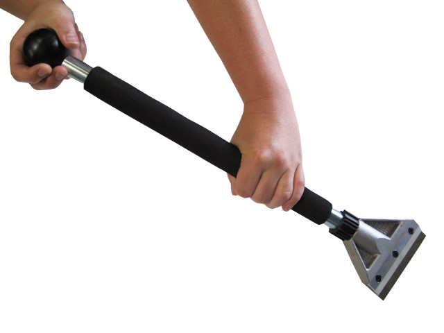 Heavy Duty Scraper with 18" Ball End Handle & 4" Blue Steel Blade ...