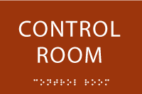 Control Room Signs | ADA Central Signs