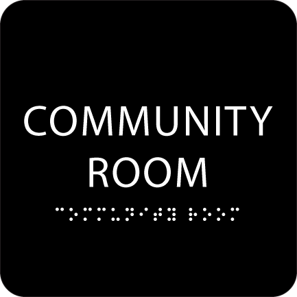 Community Room Signs | ADA Central Signs
