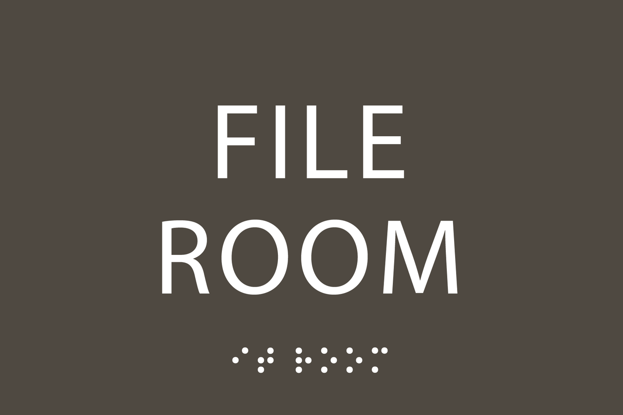 File Room Signs | ADA Central Signs