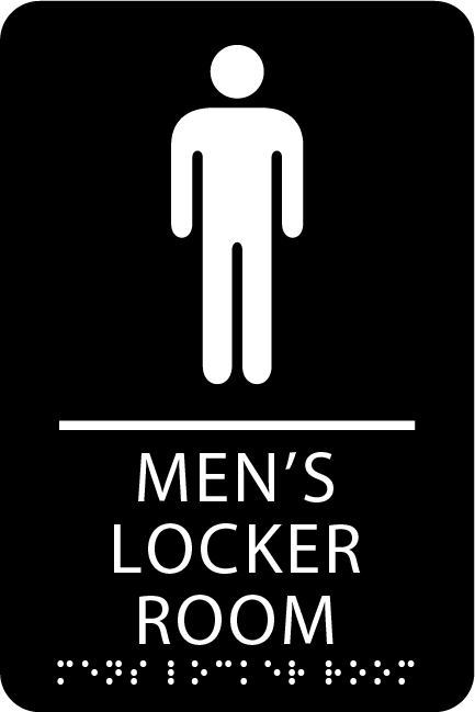 Men's Locker Room Signs | ADA Central Signs