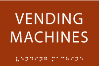 Vending Machine Signs | ADA Central Signs