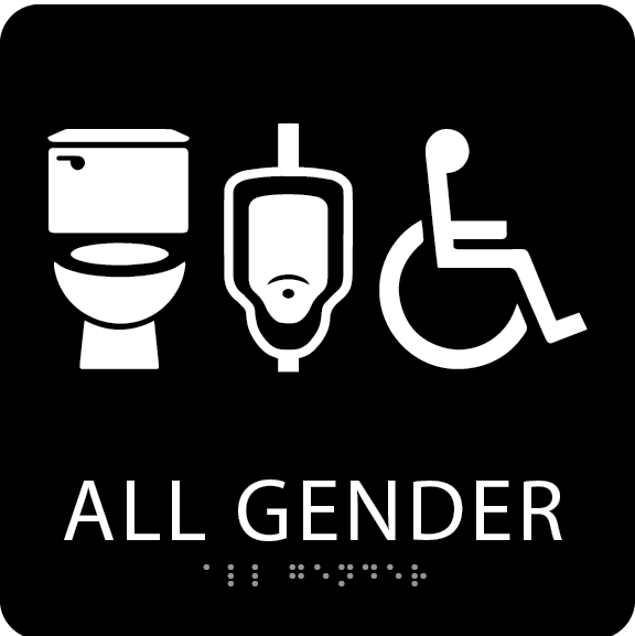 Restroom & Locker Room Signs - Gender Neutral Restroom Signs - ADA ...