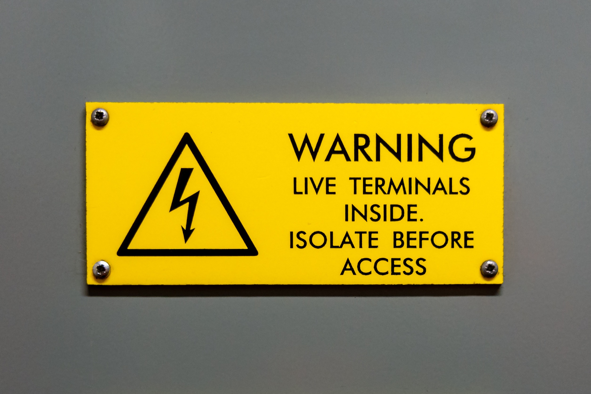 Electrical Safety Workplace - ADA Central Signs