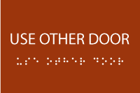 Use Other Door Sign
