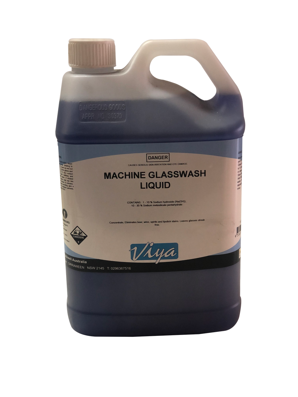 Machine Glasswash liquid 5L - Packwell Australia