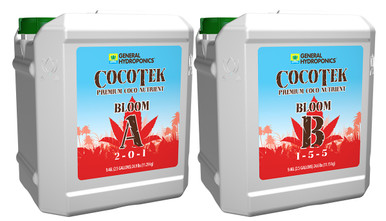 General Hydroponics CocoTek Bloom A & B (Set of 2.5 Gallons ...