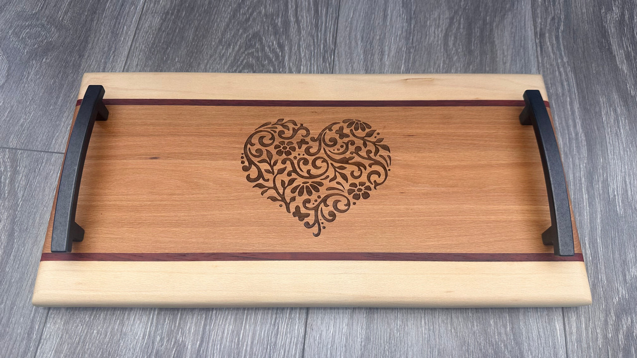 Fancy Heart Serving Tray