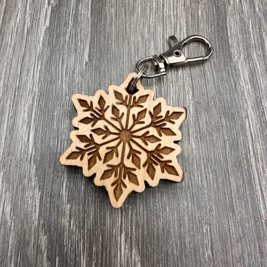 Snowflake Keychain (2X2)