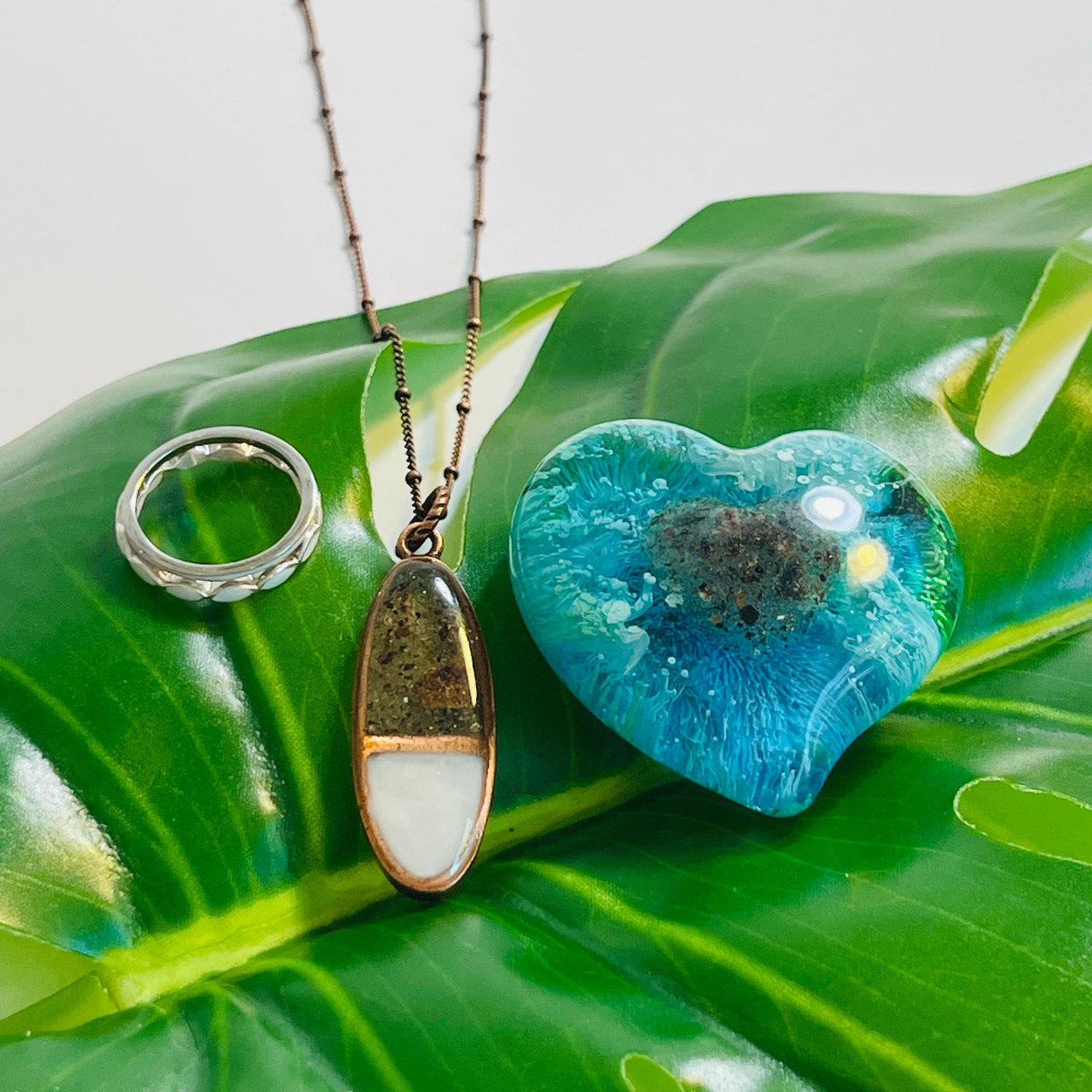 breastmilk & placenta heart keepsake - hollydayco