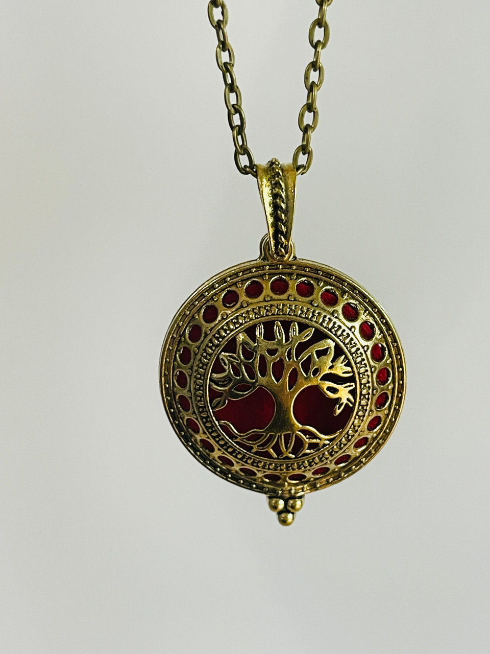 tree of life diffuser locket - hollydayco
