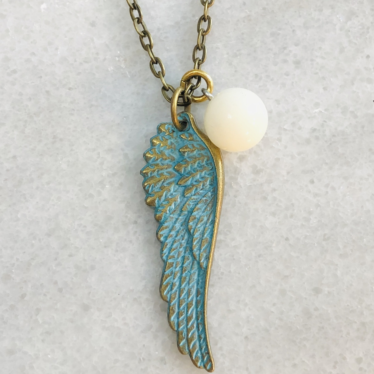 angel wing & pearl - hollydayco