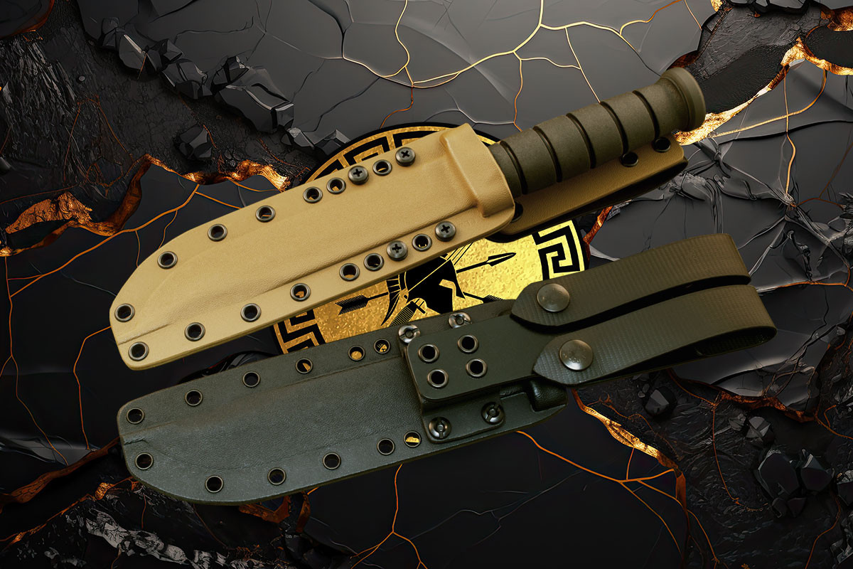 KA-BAR - Kydex Sheath - Pineland Cutlery, Inc dba SPARTAN BLADES