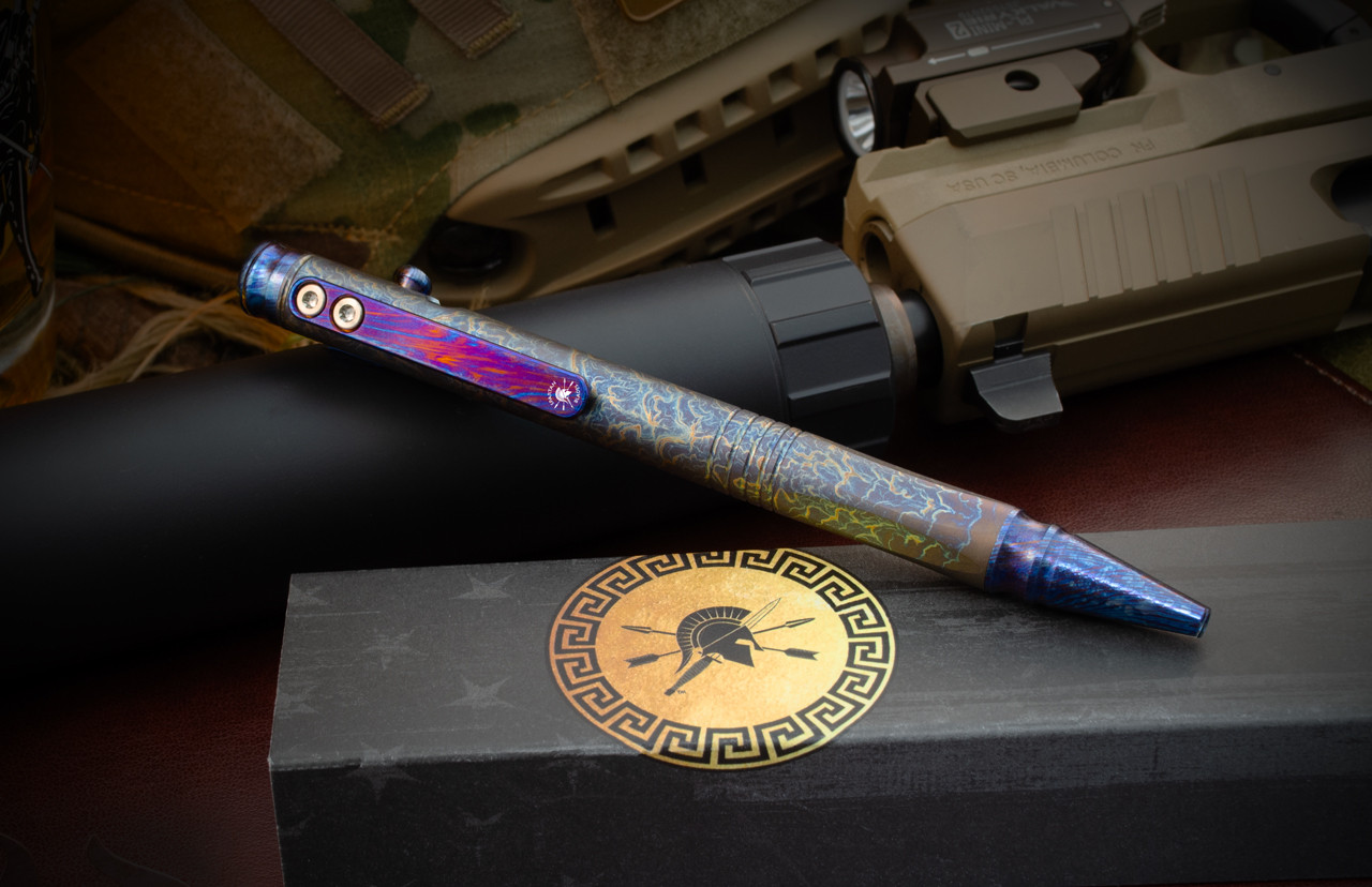 Spartan Blades “Grafi” Titanium Pen - Bronze Anodized | Crafted in the USA