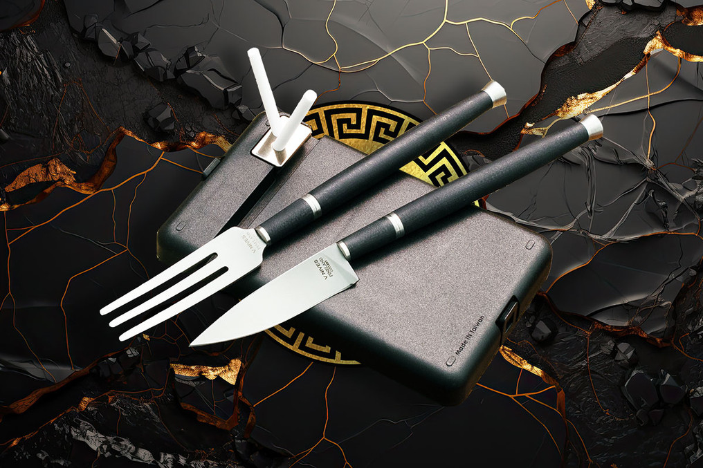 "Carnivore" Personal Dining Set: Eco-Friendly Utensil Kit