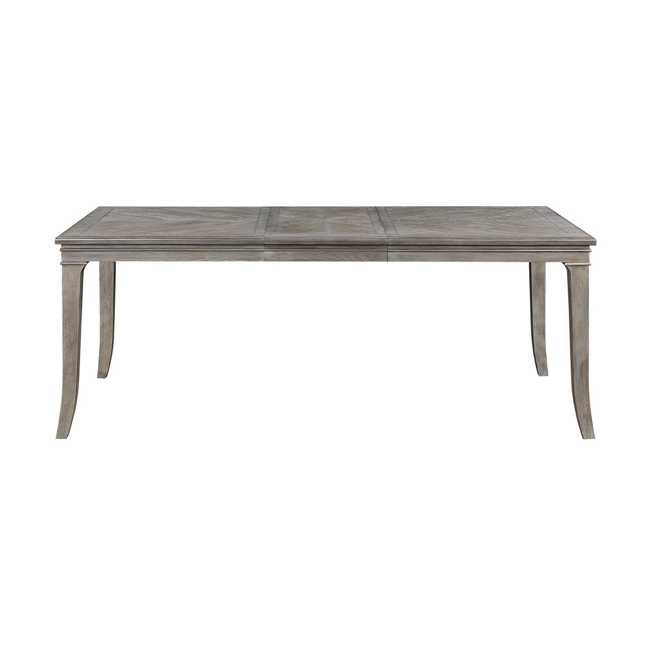 Shaka 78" Extendable Brown Gray Dining Table Seats 6