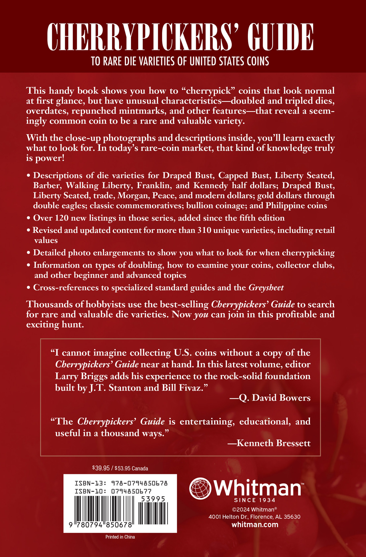 Cherrypickers' Guide Coin Books - Whitman Publishing