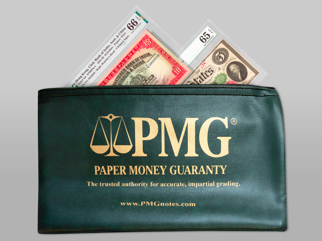PMG® Small Currency Storage Bag, Green