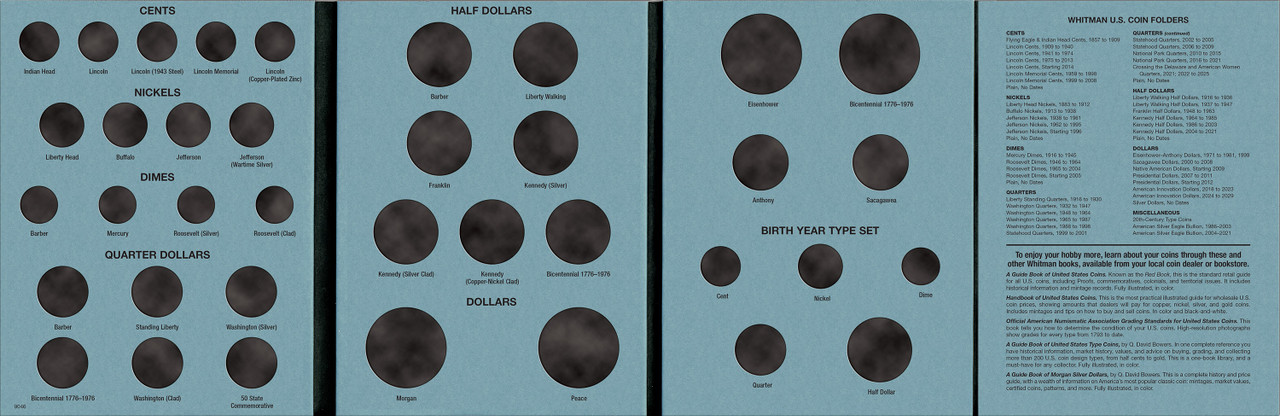 Type Set Coin Collecting Albums - Whitman Publishing
