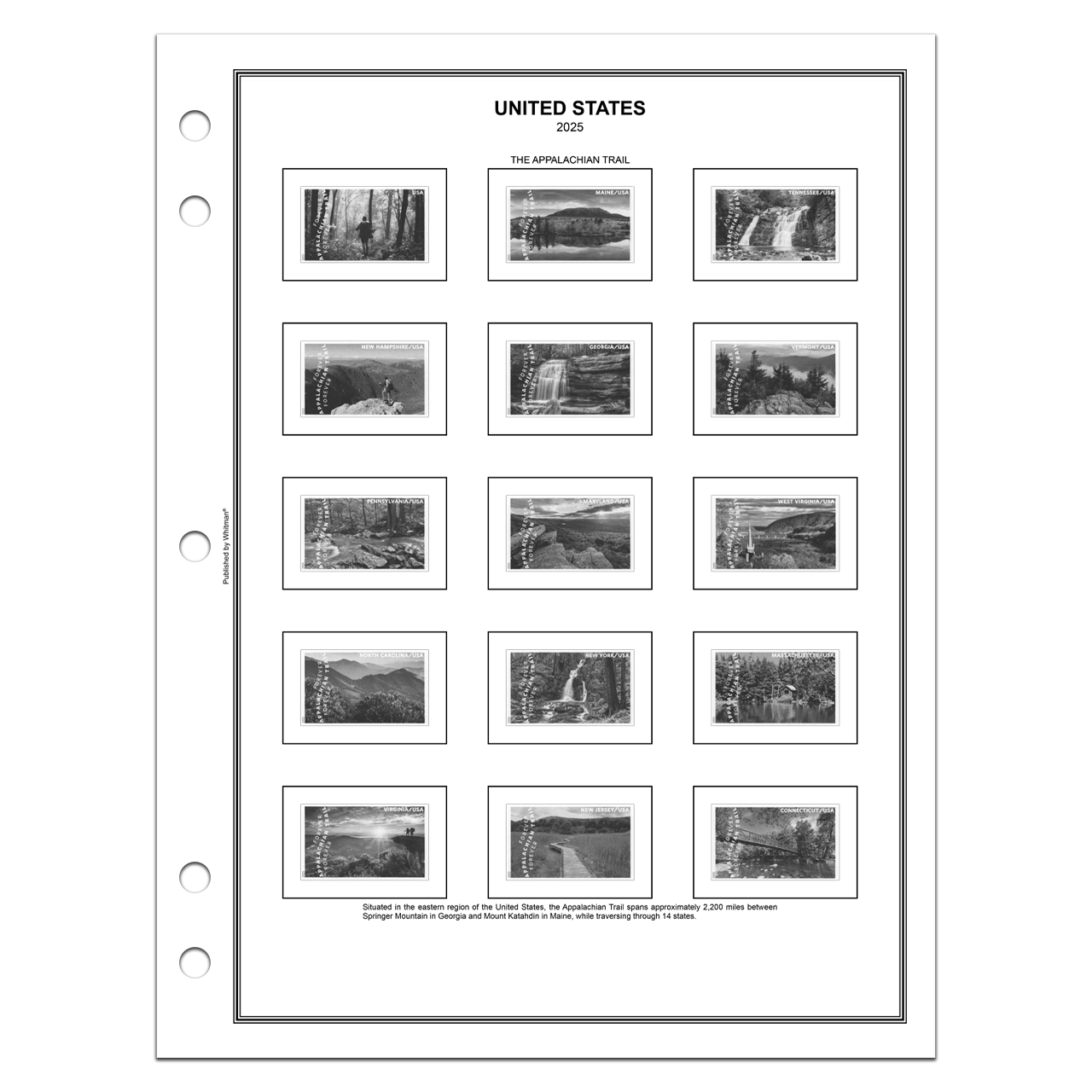 2025 U.S. Liberty® I Stamp Album Supplement Pages