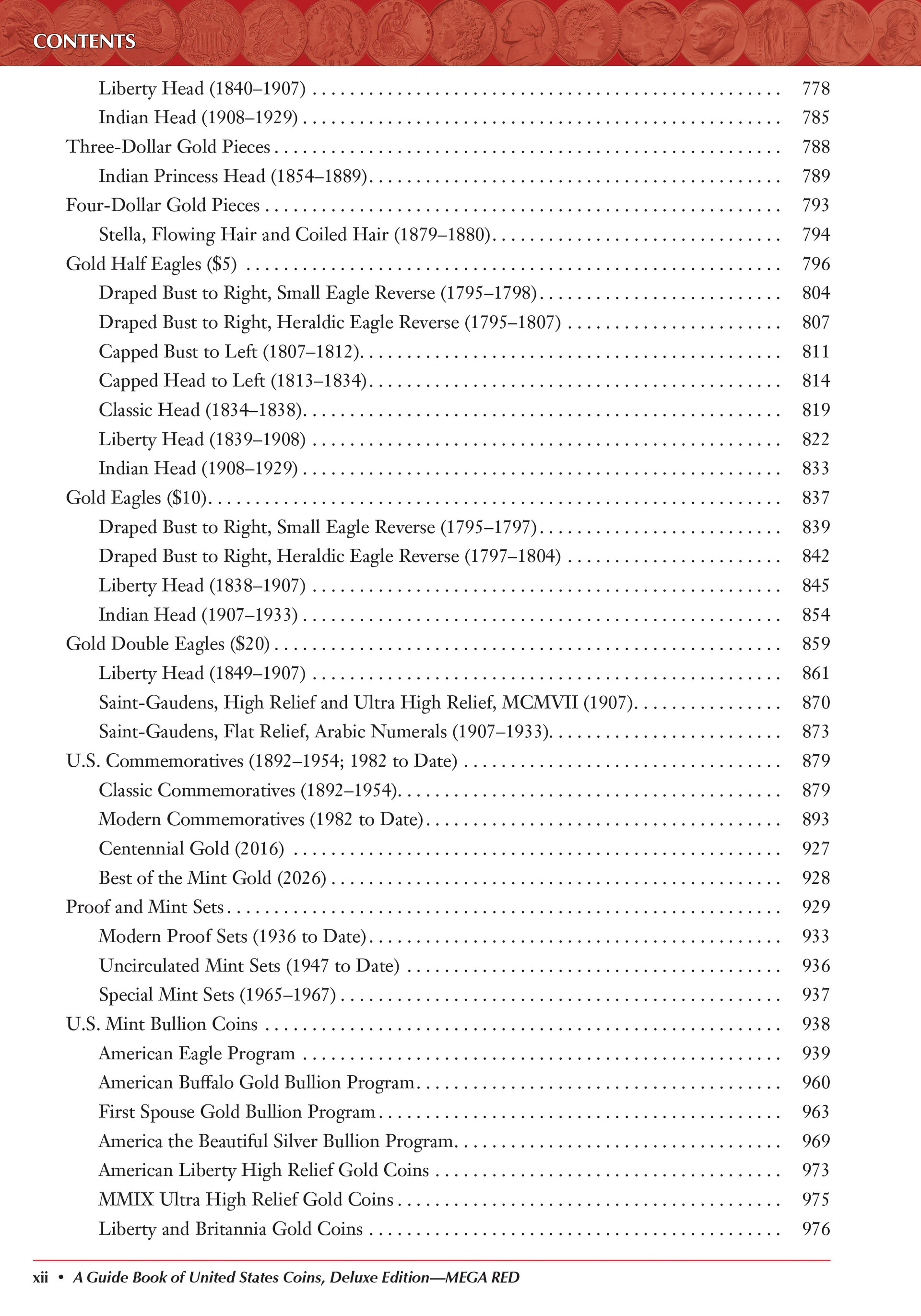 Mega Red: A Guide Book of United States Coins, Deluxe 10th Edition ...